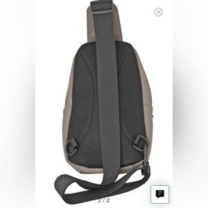 Duchamp | Bags | Newduchamp Rubberized Sling Bag In Taupe | Poshmark